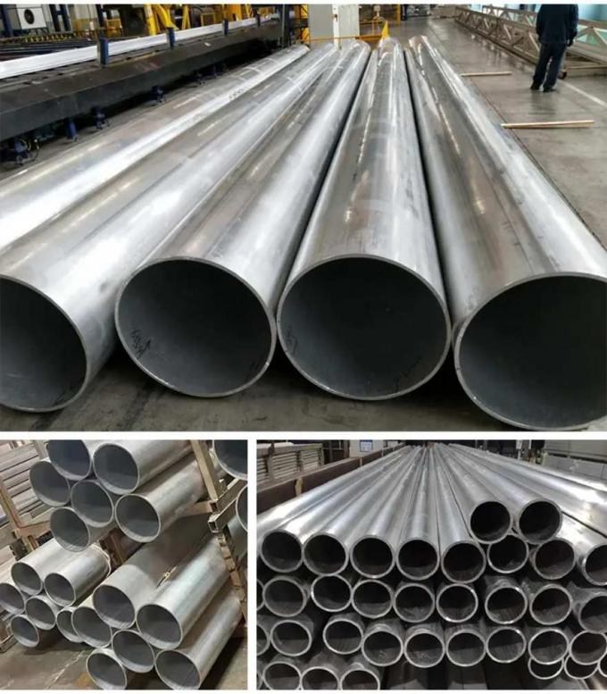 Anodized T6 2 Inch Aluminum Pipe 3m 6061 7005 7075 Round Decoiling